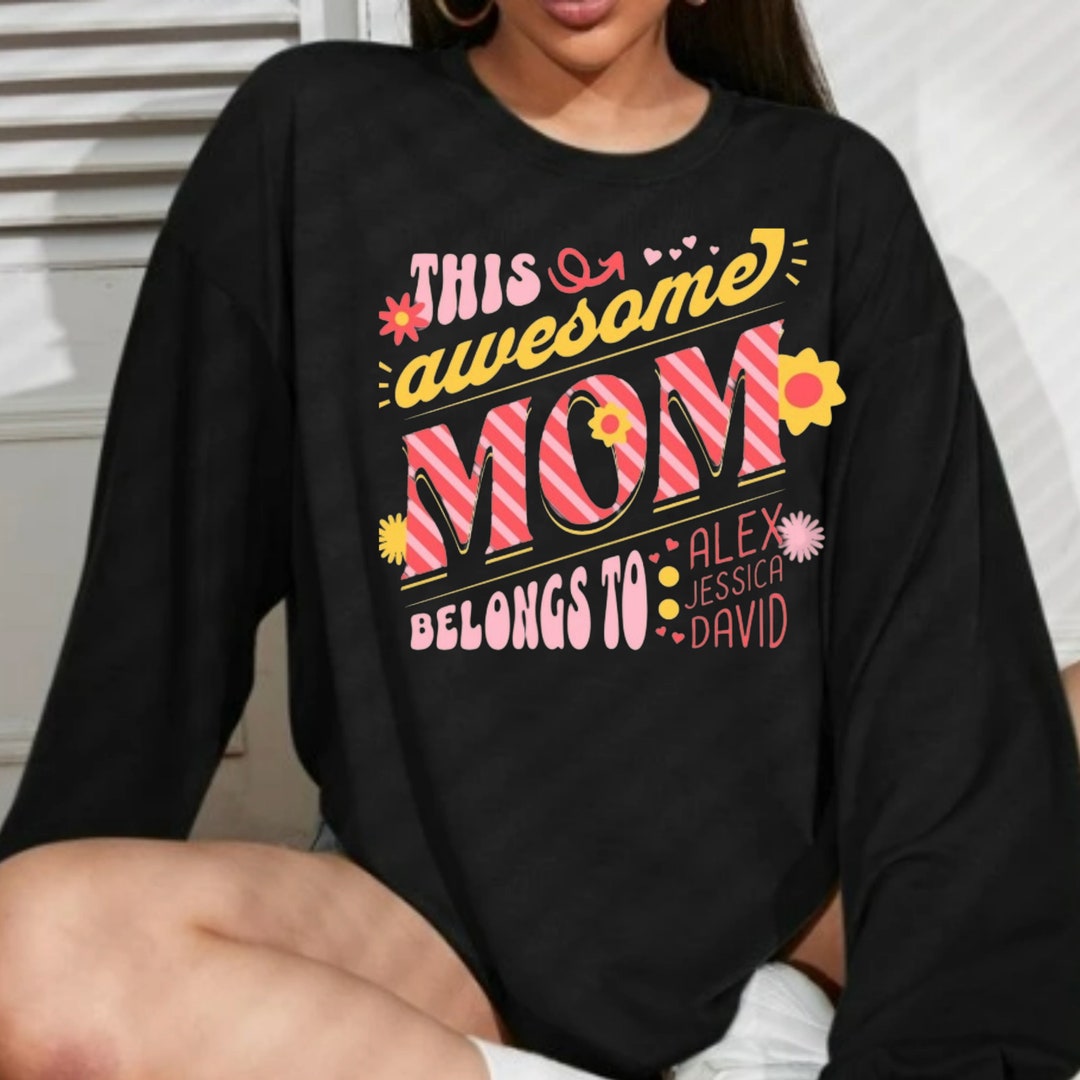 Best Mom Belong to Png File, DTF Png, Digital Design, Mother's Day ...