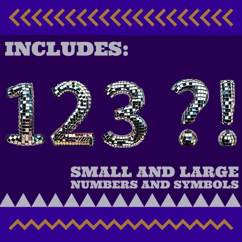 Printable Disco Ball Party Letter Set - Etsy