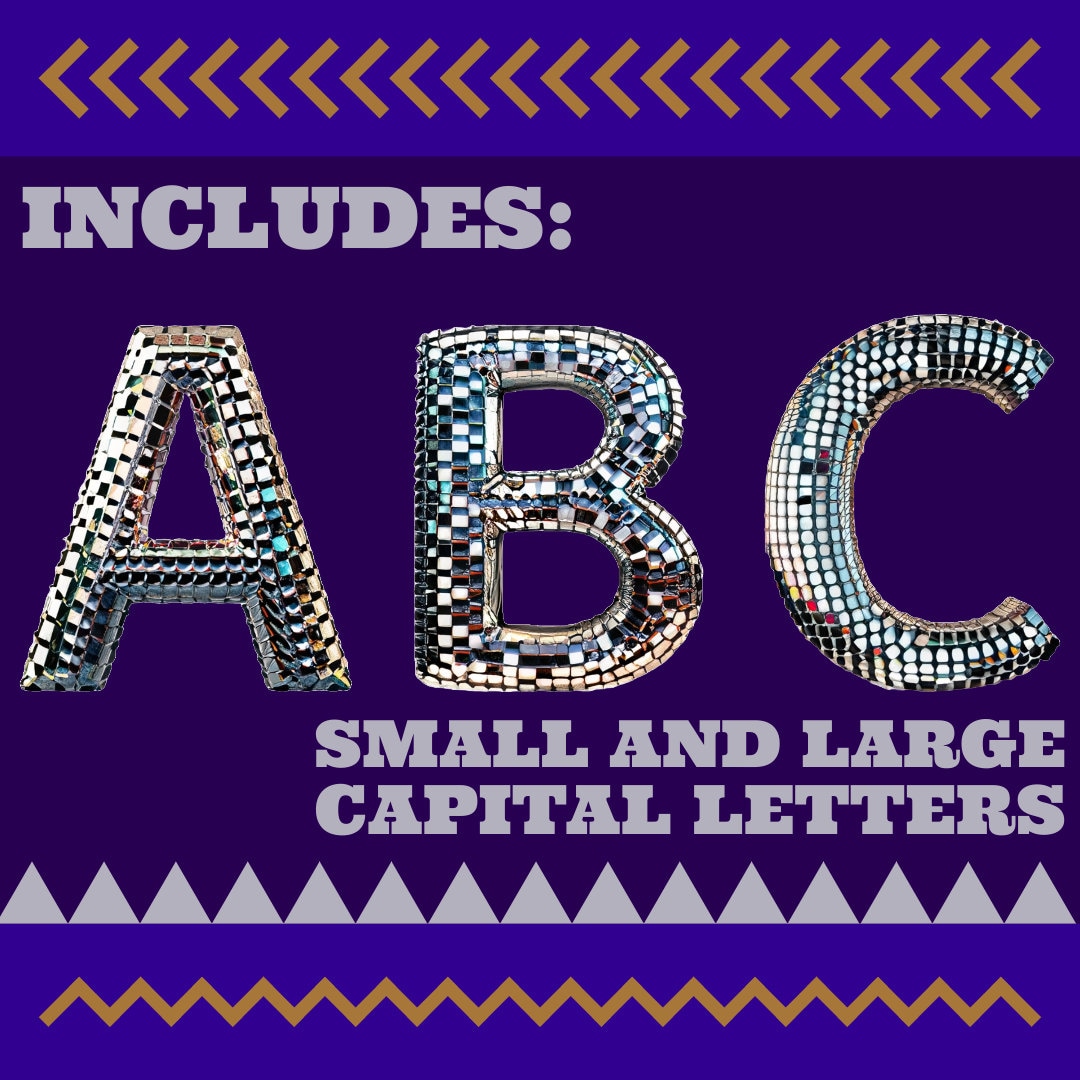 Printable Disco Ball Party Letter Set - Etsy