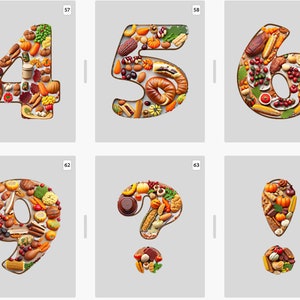 Thanksgiving Feast Letter Set - Etsy