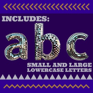 Printable Disco Ball Party Letter Set - Etsy