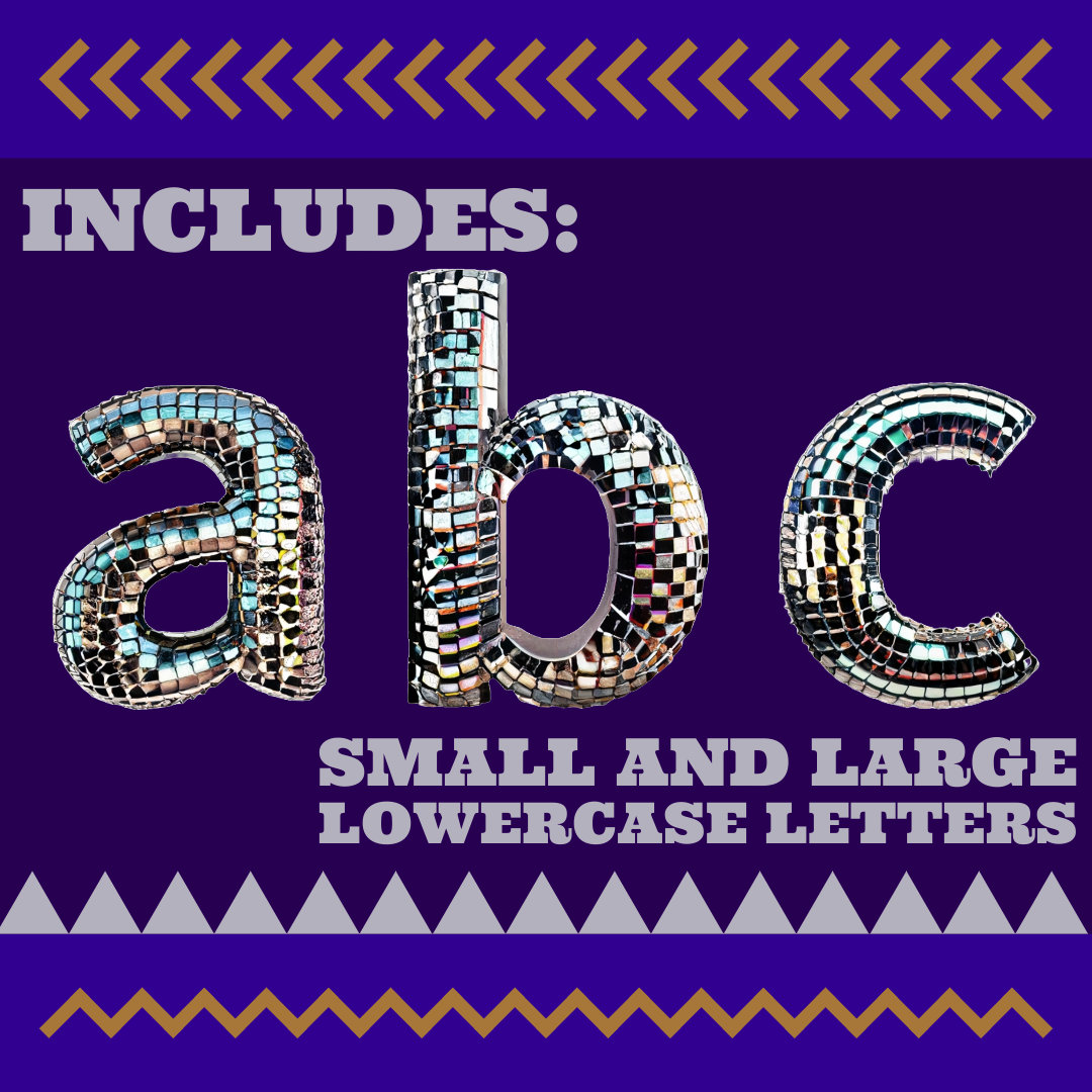 Printable Disco Ball Party Letter Set - Etsy
