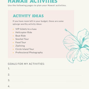 Hawaii Travel Journal: Step-by-step Hawaii Vacation Planner - Etsy