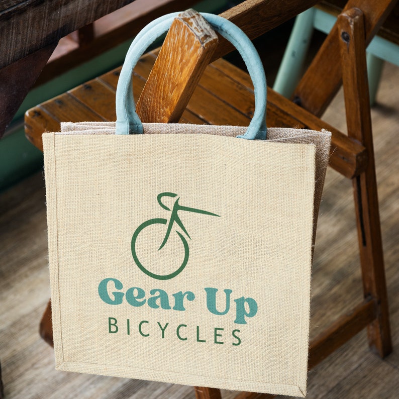 Cycle Logo Editable Canva Template Bicycle Branding Bike Shop Logo ...