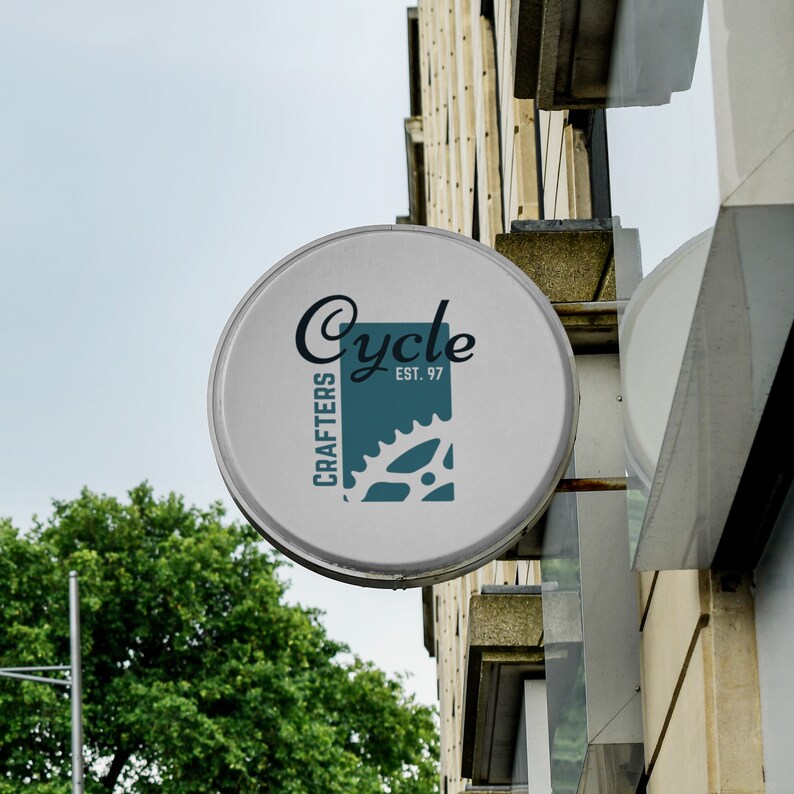 Bike Logo Design Canva Template Custom Fully Editable Graphic Design ...