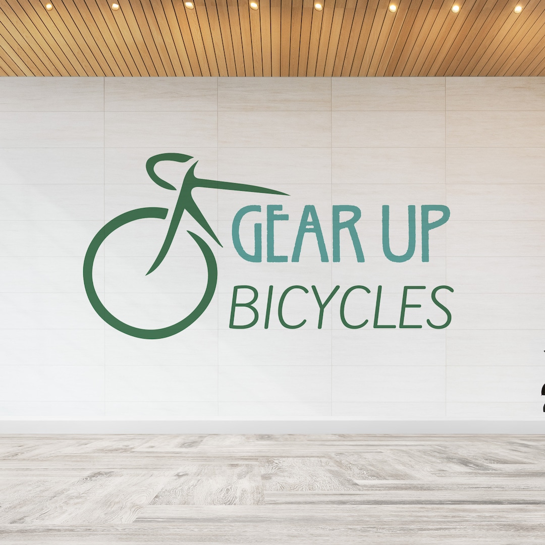 Bike Logo Design Canva Template Minimalist Bike Brand Logo for Bicycle ...