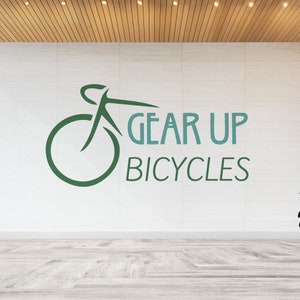 Cycle Logo Editable Canva Template Bicycle Branding Bike Shop Logo ...