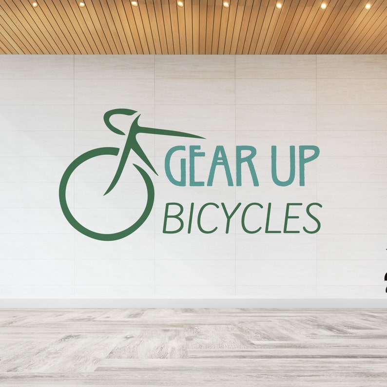 Cycle Logo Editable Canva Template Bicycle Branding Bike Shop Logo ...