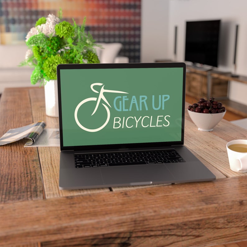 Cycle Logo Editable Canva Template Bicycle Branding Bike Shop Logo ...
