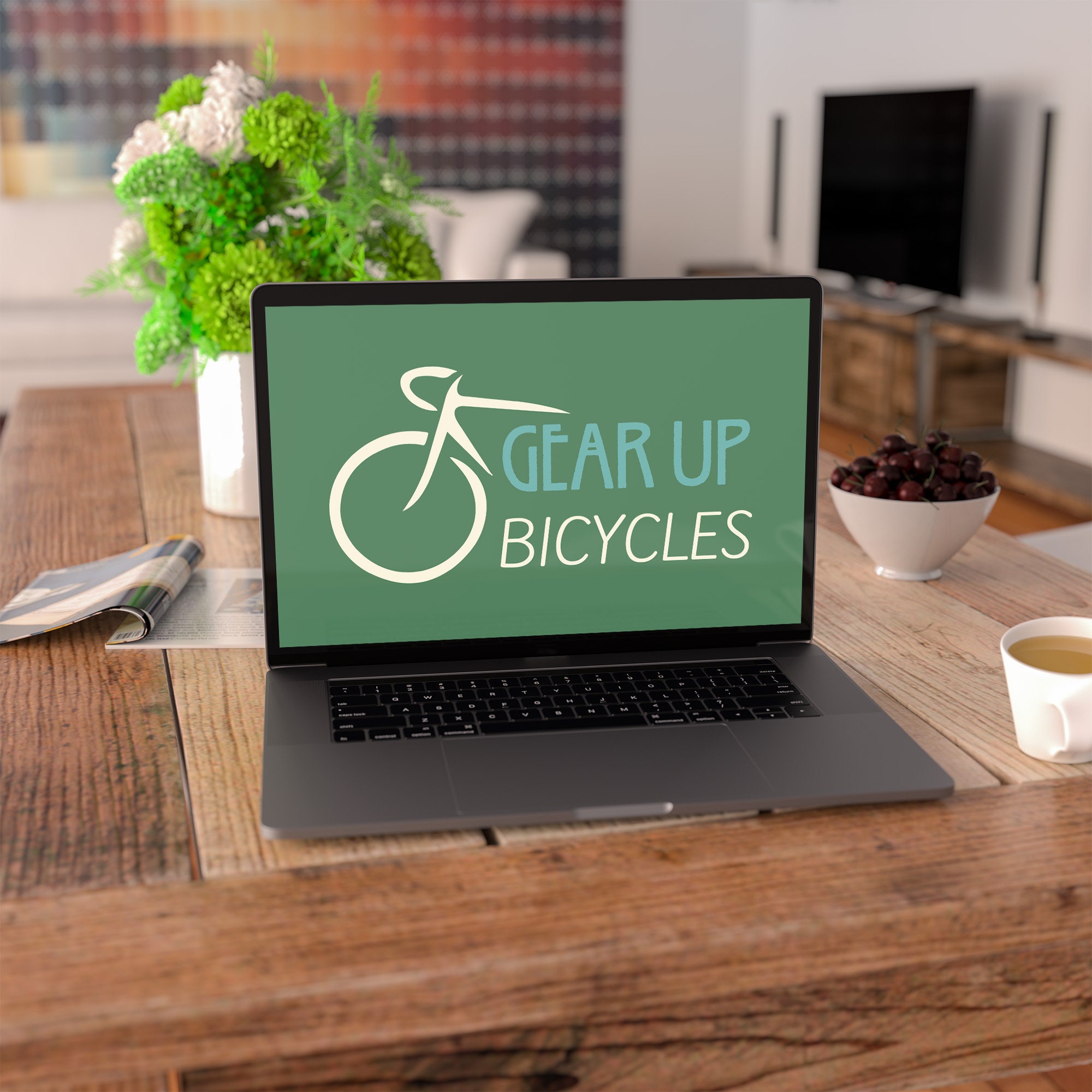 Cycle Logo Editable Canva Template Bicycle Branding Bike Shop Logo ...