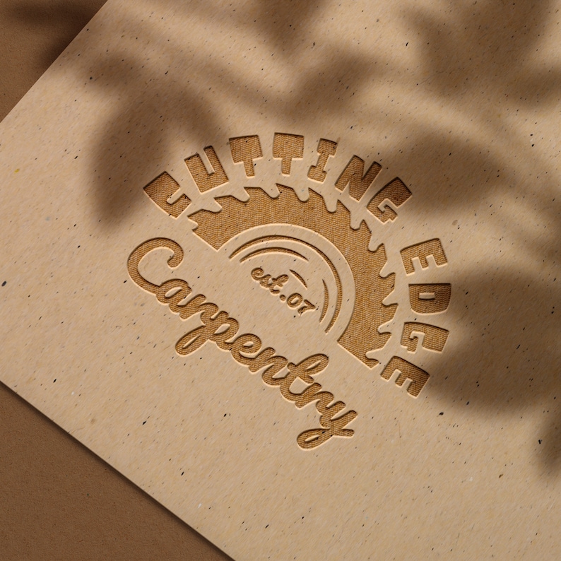 Carpentry Logo Design Kit Editable Canva Template for Builders ...