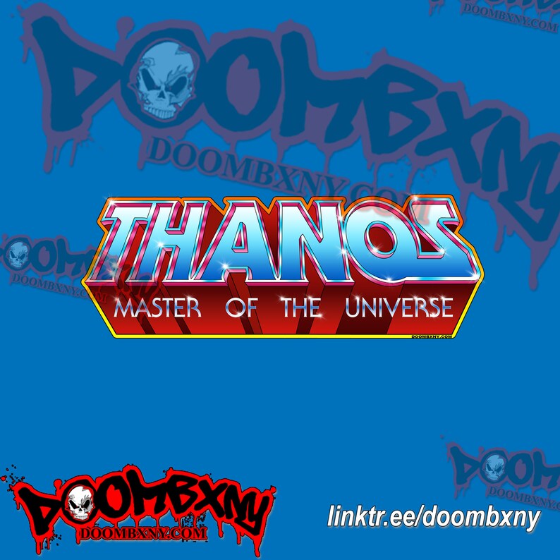 Thanos Master of the Universe Logo T-shirt - Etsy