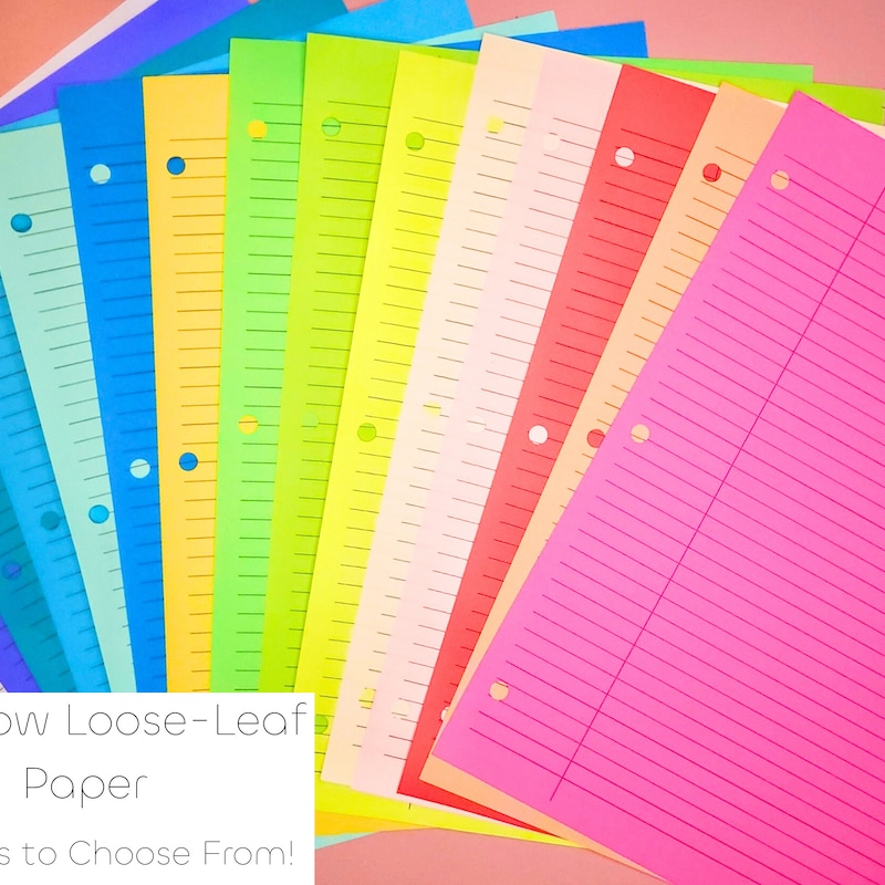 Loose Leaf Notebook - Etsy