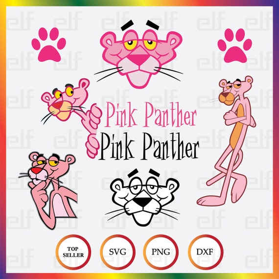 Cara De Dibujos Animados De La Pantera Rosa