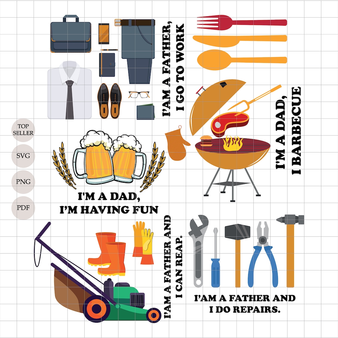 I Am a Father, I Can Do Anything Png, the Best Father Ever Svg, I Am a ...