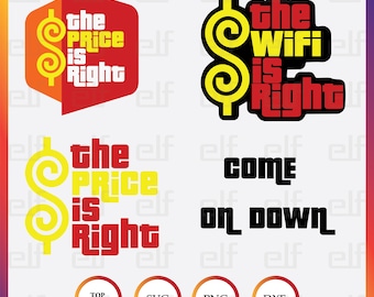 The Price is Right SVG, Price is Right PNG, Cutfile Download - Etsy