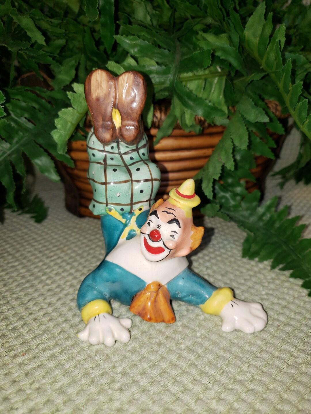 YONA Original Tumbling Clown Vintage 1950s Signed, Dated, Tag. Circus ...