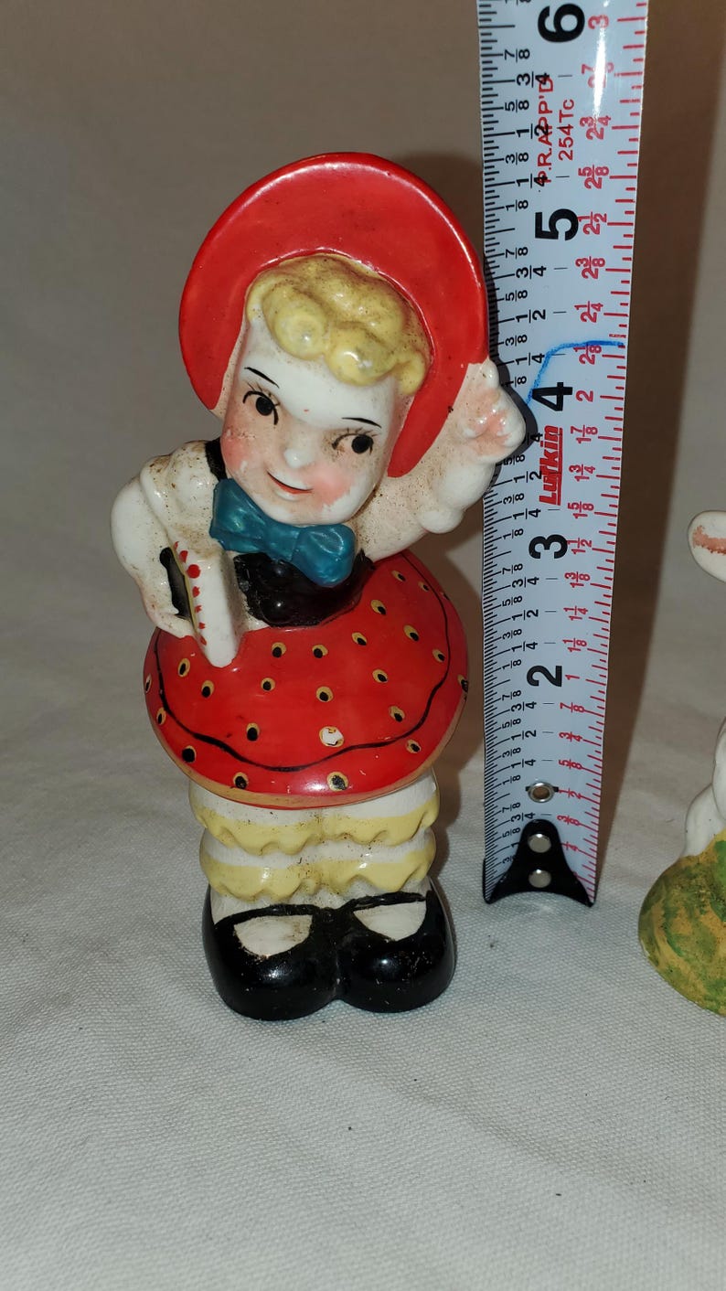 RARE! "mary Had a Lil Lamb"! Large- Anthropomorphic Salt and Pepper ...