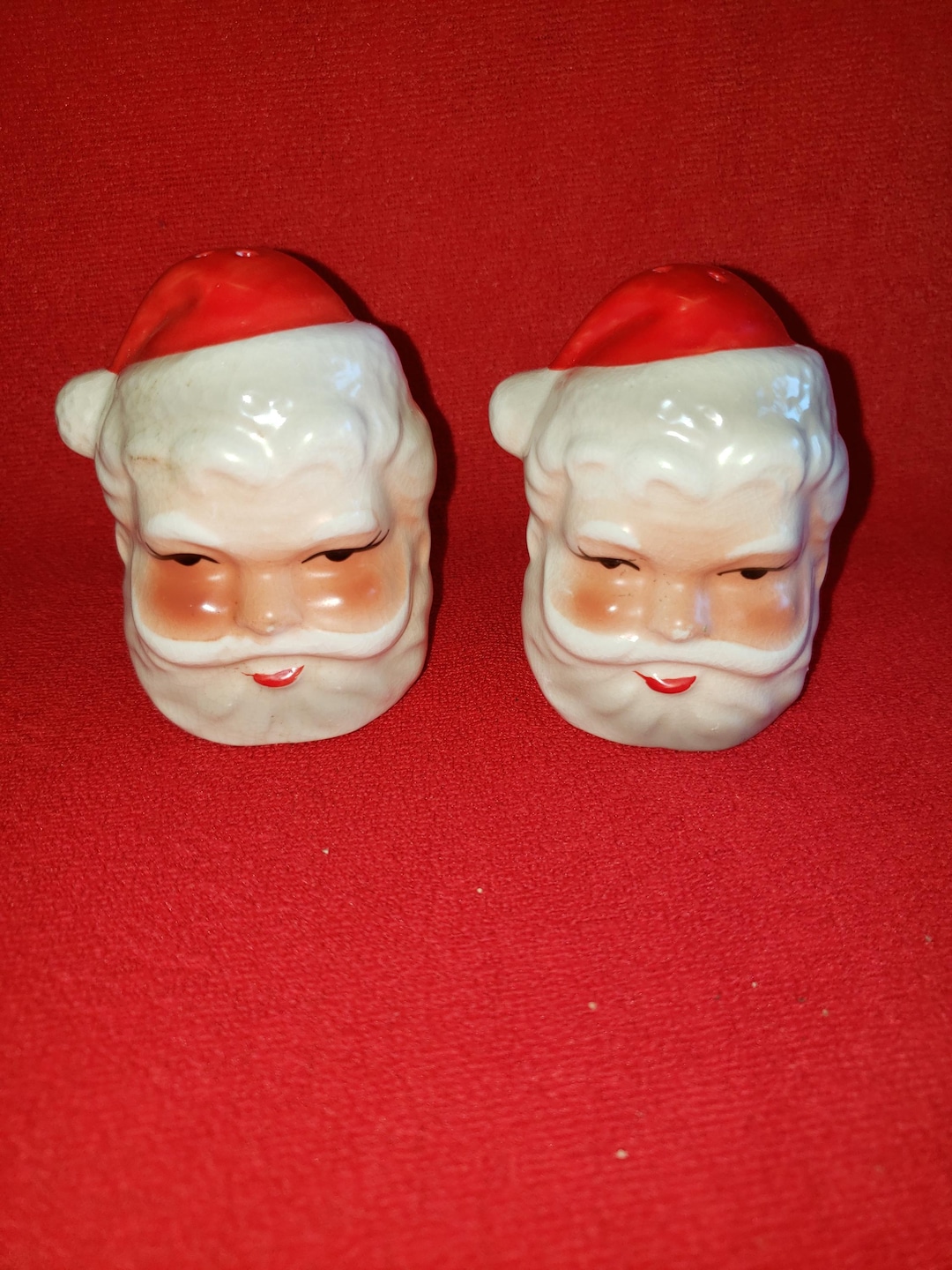 Salt and Pepper Santa Japan - Etsy