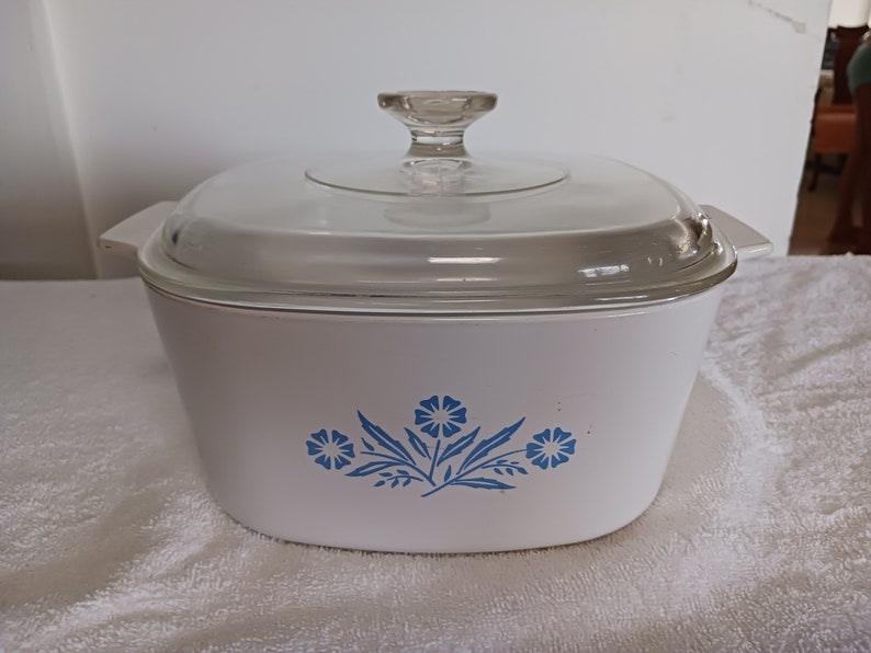 Rare Vintage Authentic Corning Ware Set Blue Cornflower 3 Qt. Rare ...