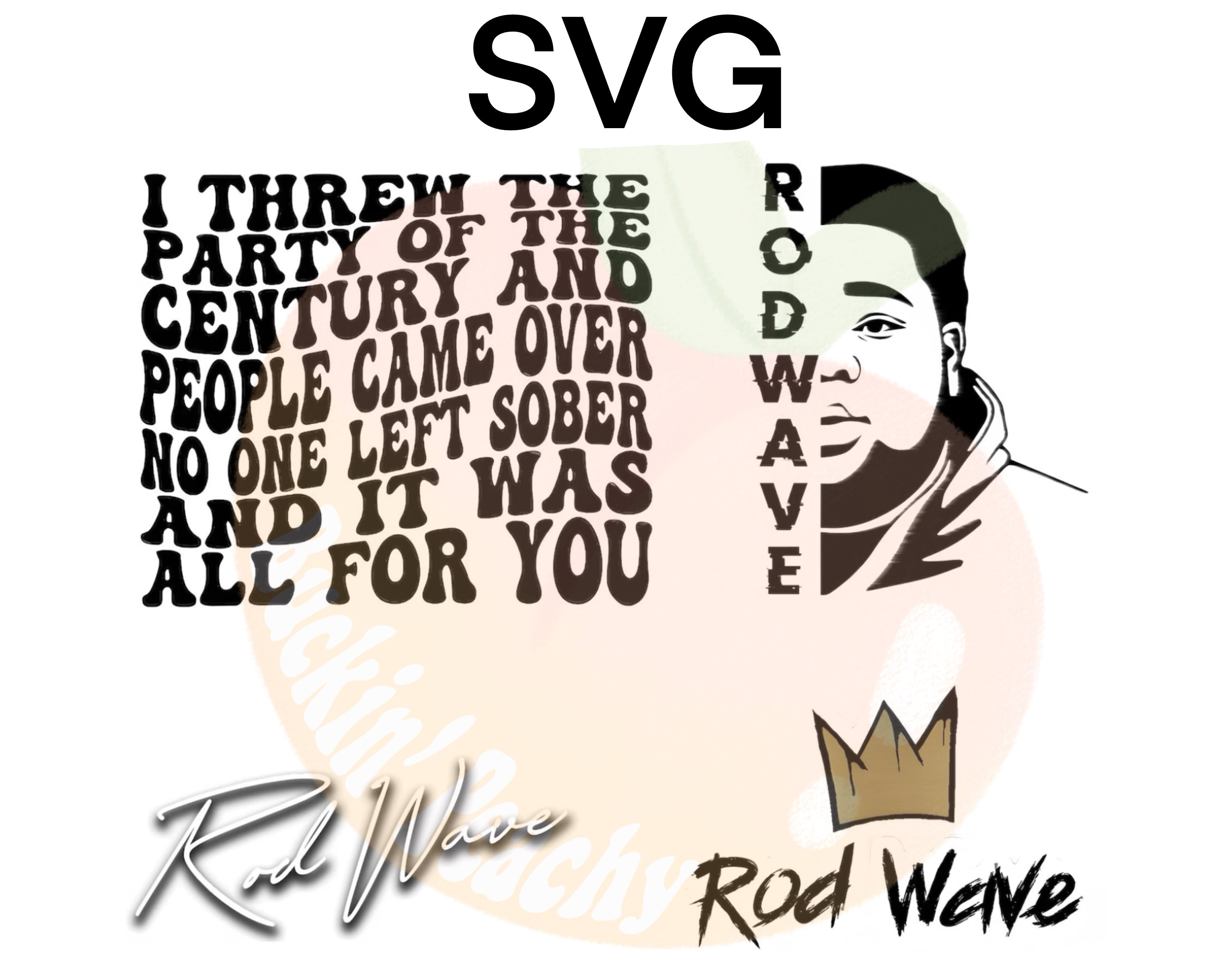 Rod Wave Nostalgia, 4 SVG, Cricut, 2023, 4 File, Bundle, Cut File ...