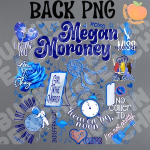 Megan Moroney, PNG Song Collage, 2024, 300 DPI, 12 Songs, 3 Pockets ...