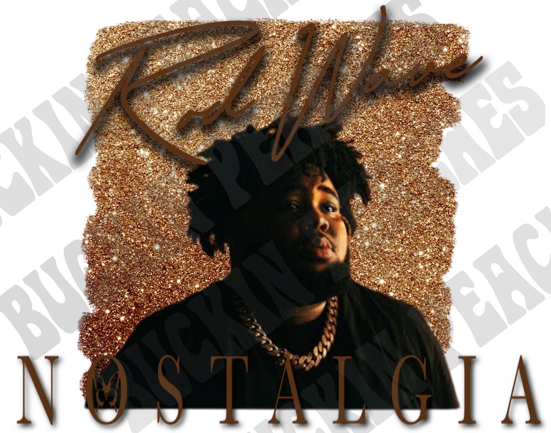 Rod Wave Nostalgia, Nostalgia Tour, Sublimation, 2023, Glitter - Etsy