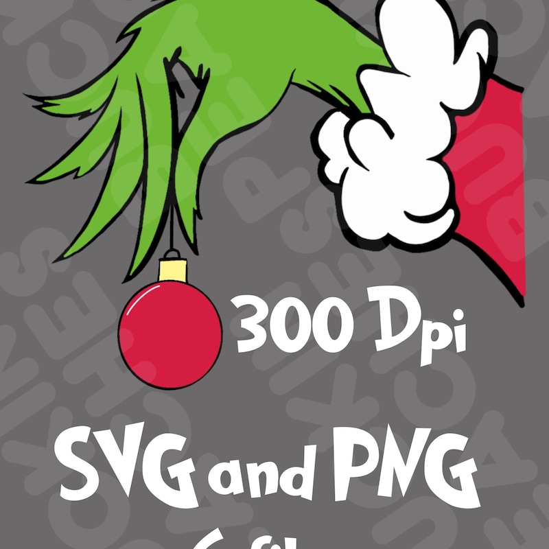 Grinch Face Svg Cut Files - Etsy