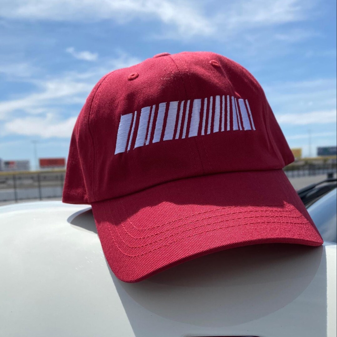 Barcode Hat Rosso 2007 - Etsy