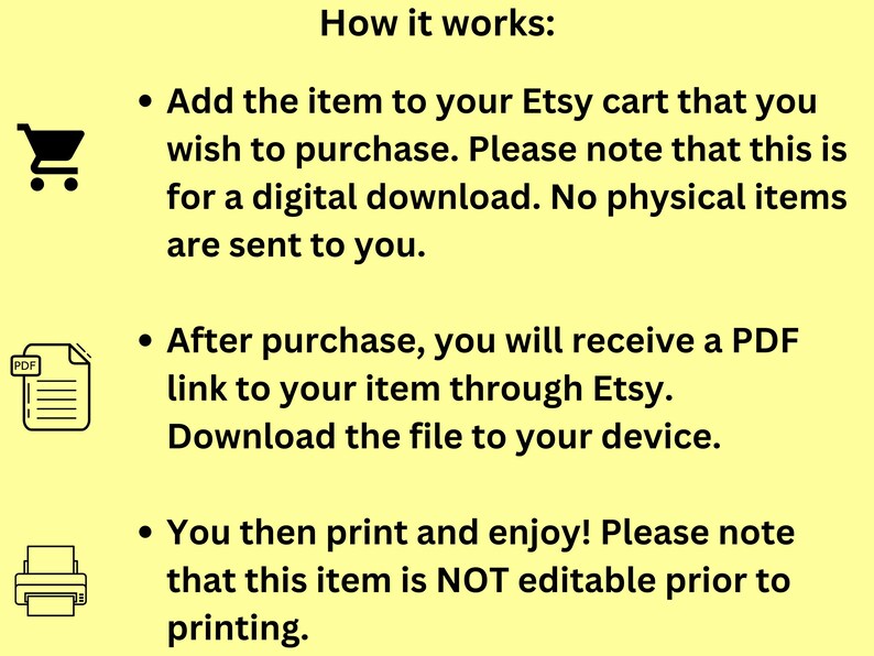 Printable Weekly Planner Page (digital Download) - Etsy