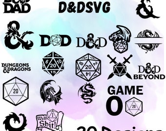 Dnd Svg Bundle, Dnd Png Bundle, Dnd Dxf Bundle, Dnd Silhouette Designs ...