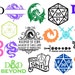 Dnd Png Bundle, Dnd Svg Bundle, Dnd Dxf Bundle, Dnd Silhouette Designs ...