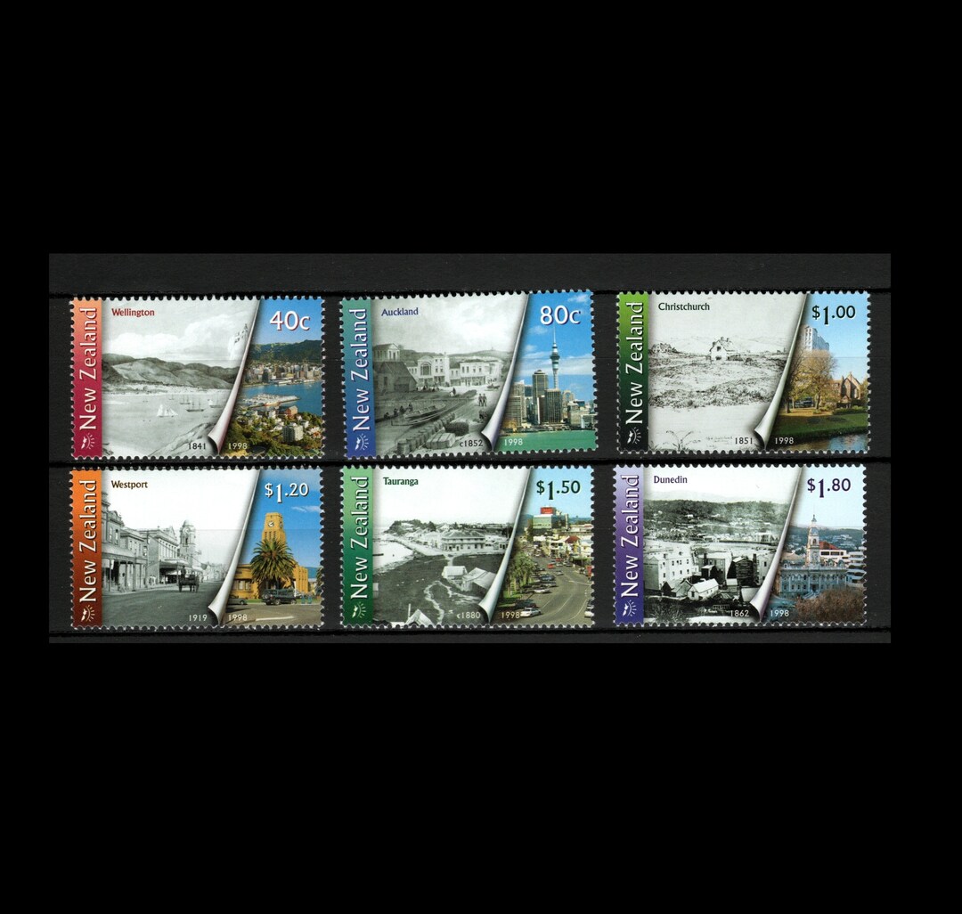 New Zealand Postage Stamps - 1998 Millennium Series - Urban ...