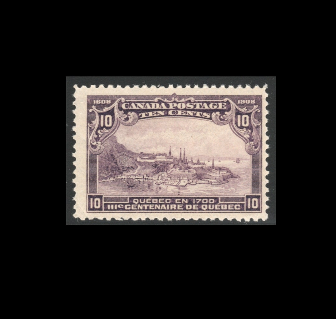 Canada Postage Stamp - 1908 - the 300th Anniversary of the Founding of ...