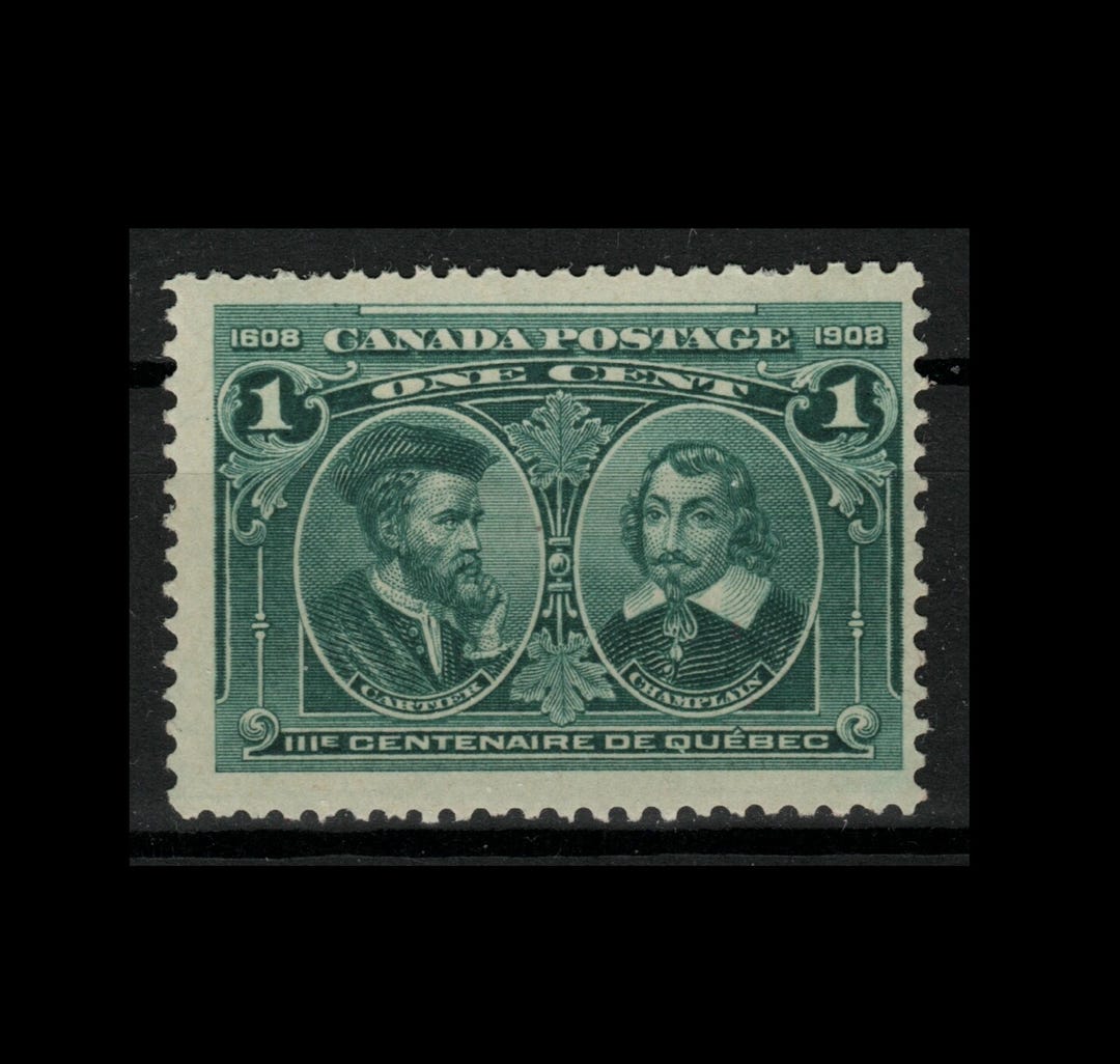 Canada Postage Stamp - 1908 - the 300th Anniversary of the Founding of ...