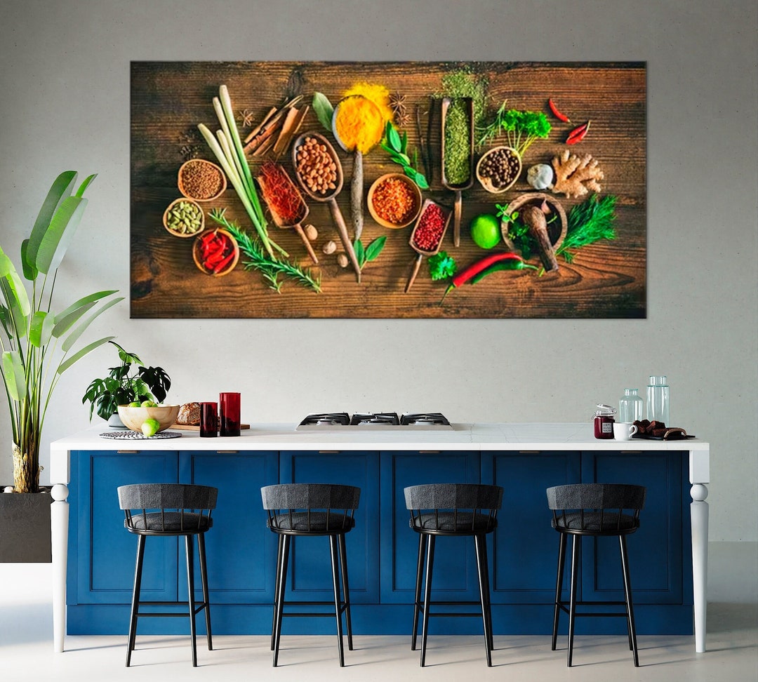 Spices Photography Print Large Wall Art Kitchen Decor Restaurant Decor ...
