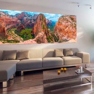Canyon Panoramic Photography Print Extra Large Wall Art Mountain Wall ...