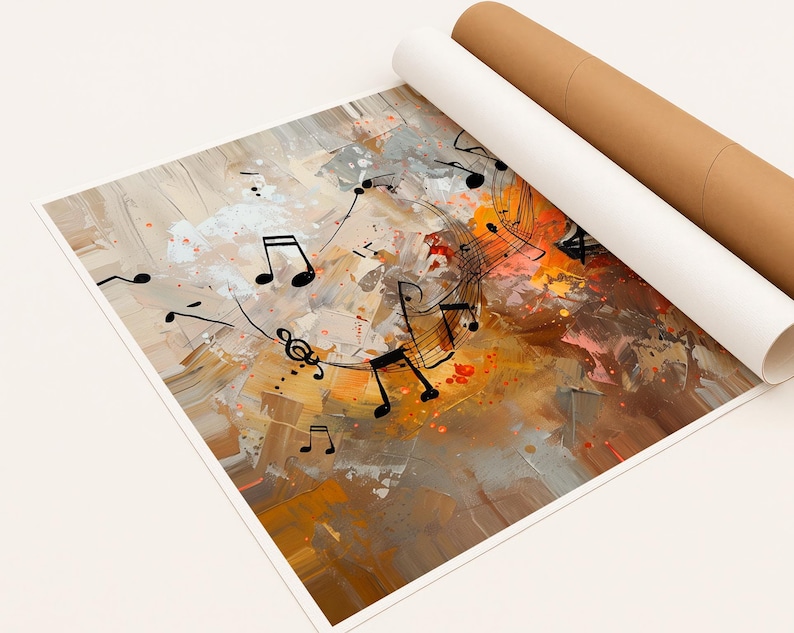 Music Wall Decor Piano Artwork Print on Canvas Extra Large Wall Art ...
