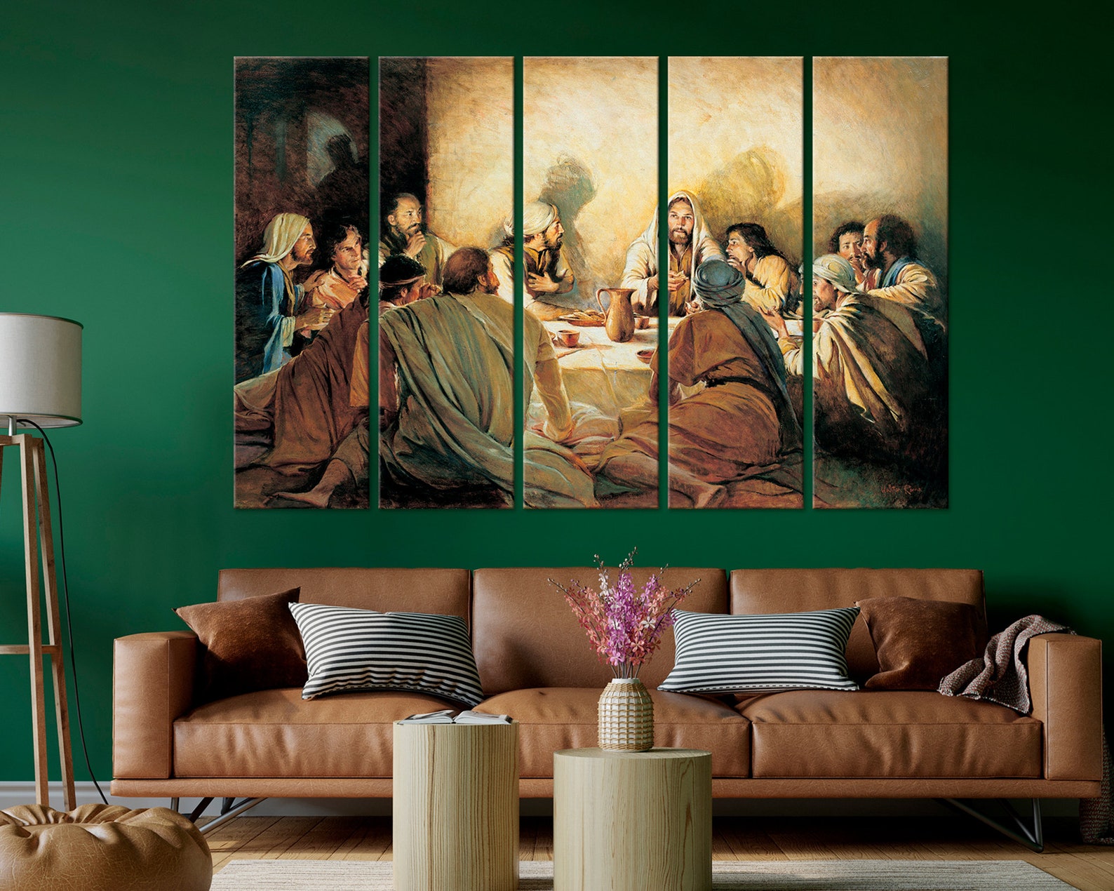 The Last Supper Print Christian Wall Art Apartment Decor Large Wall Art ...