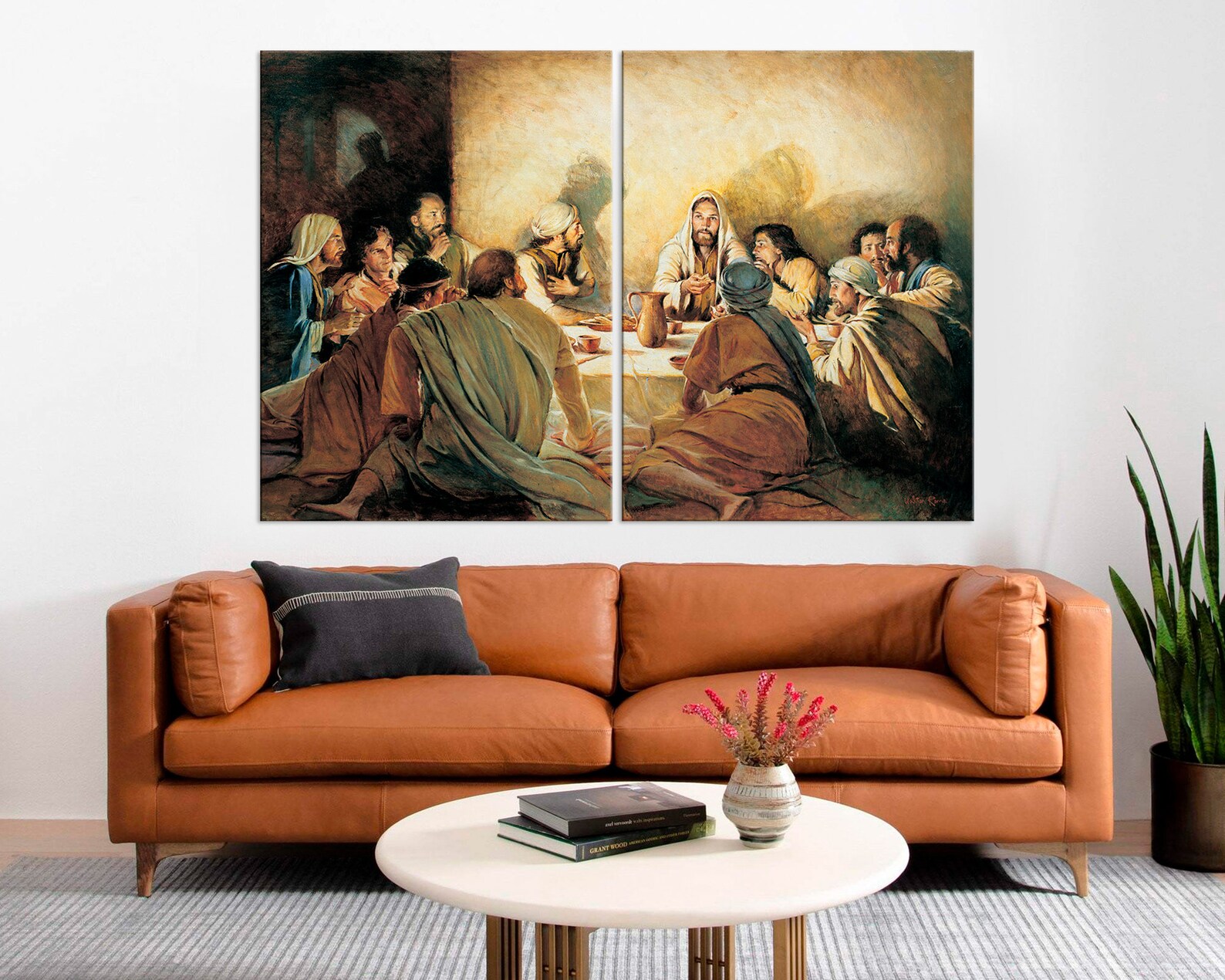 The Last Supper Print Christian Wall Art Apartment Decor Large Wall Art ...