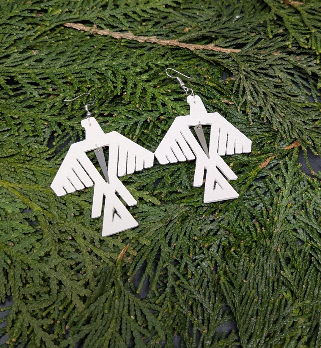 Anishinaabe Thunderbird Earrings - Etsy
