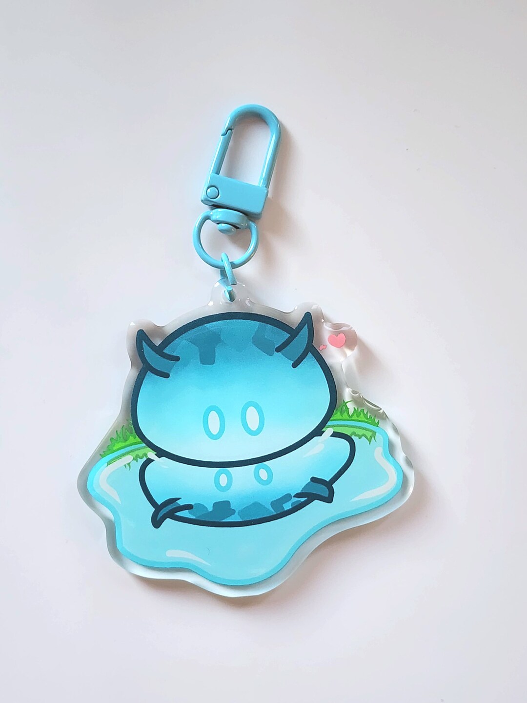 Hydro Slime Puddle Reflection Keychains Genshin Impact - Etsy