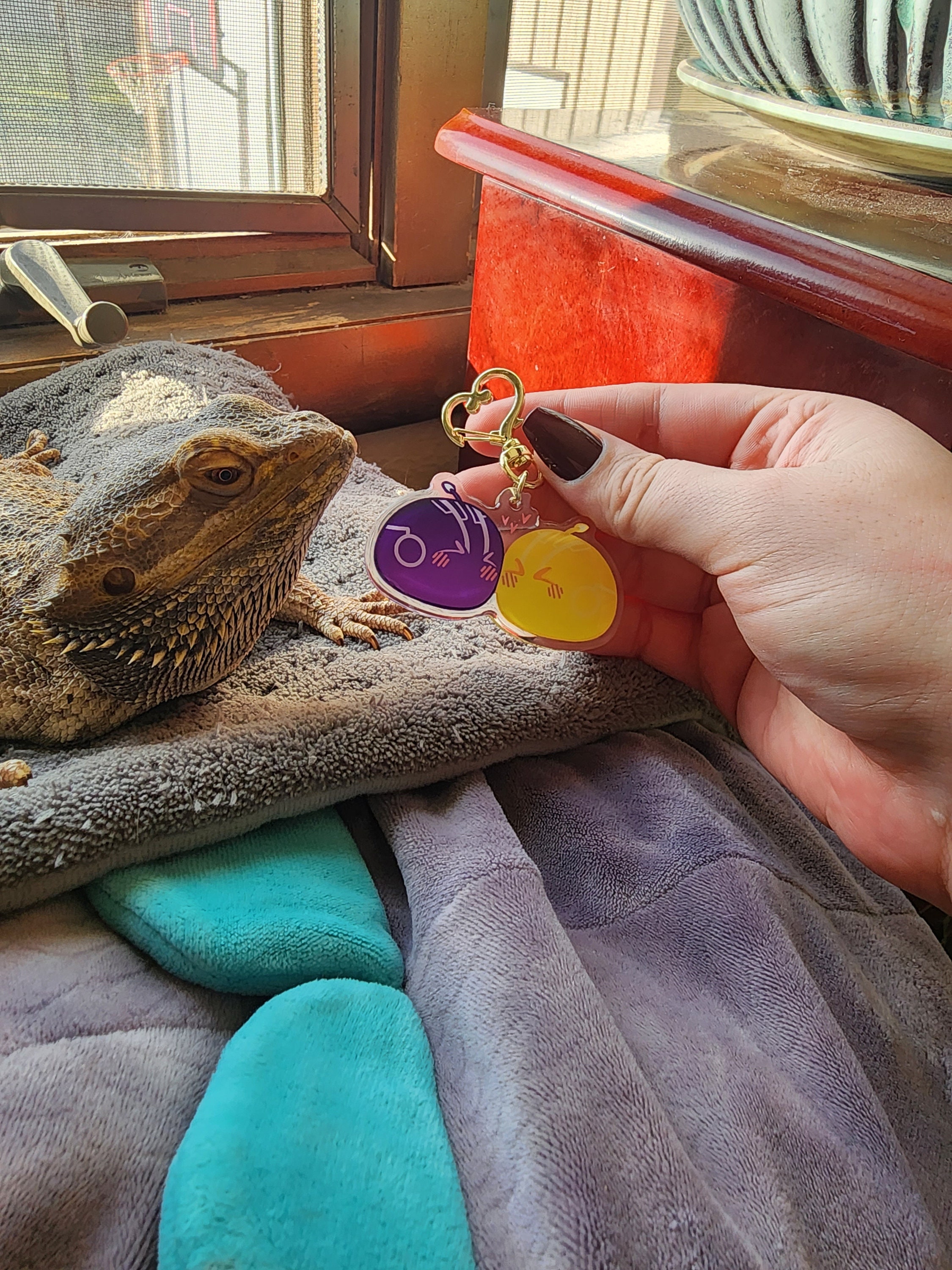 Epoxy Slime Keychains Genshin Impact - Etsy