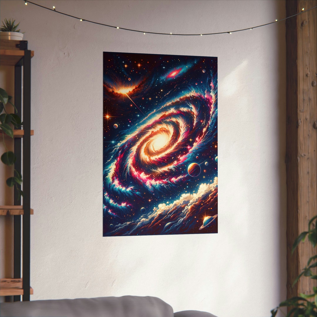 Sakura Cosmos 8k Super Resolution Matte Vertical Posters - Etsy