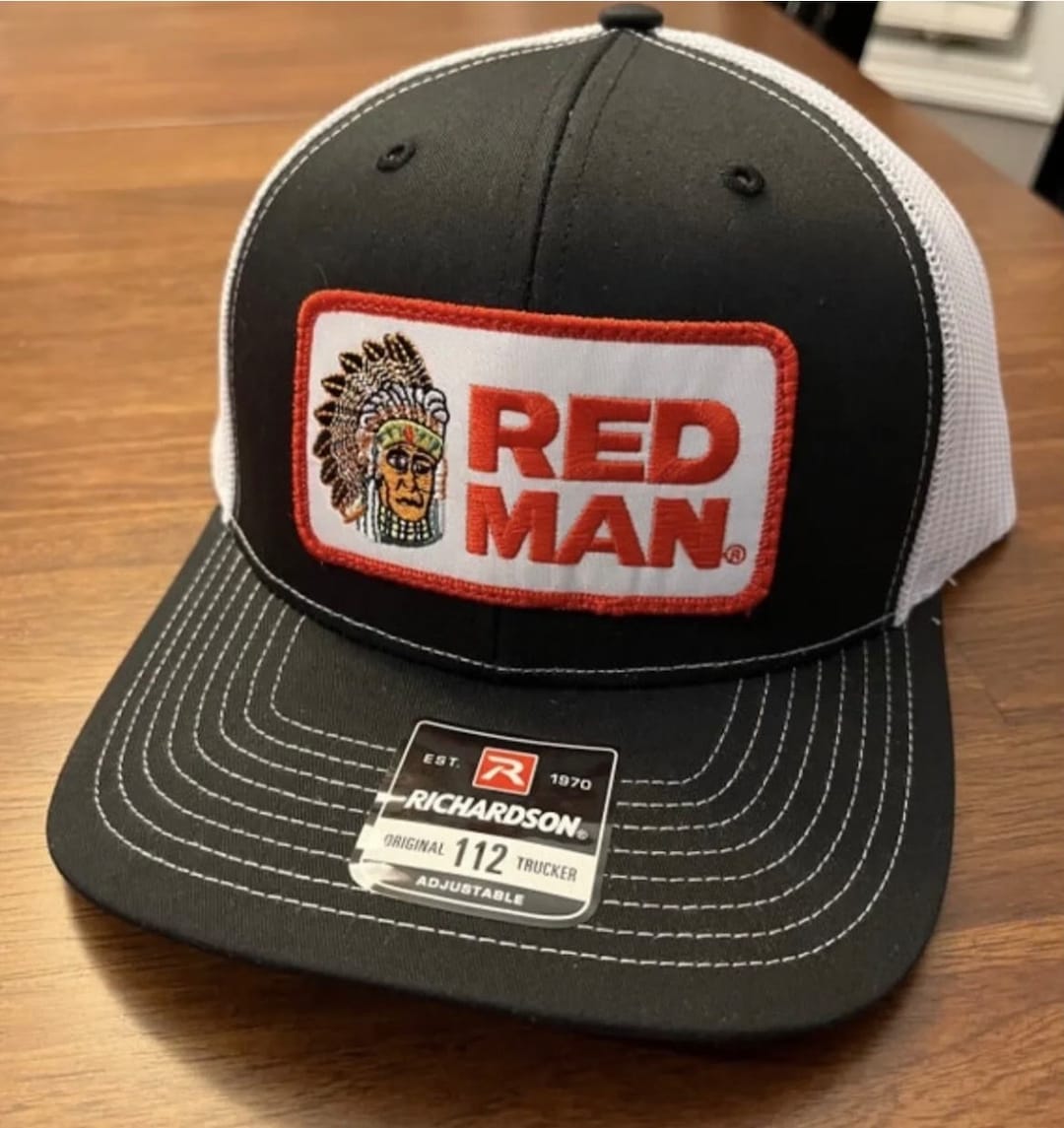 Red Man Chewing Tobacco Trucker Hat Richardson 112 Cap Vintage Style - Etsy
