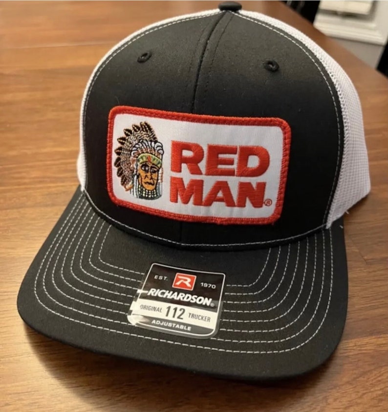 Red Man Chewing Tobacco Trucker Hat Richardson 112 Cap Vintage Style - Etsy