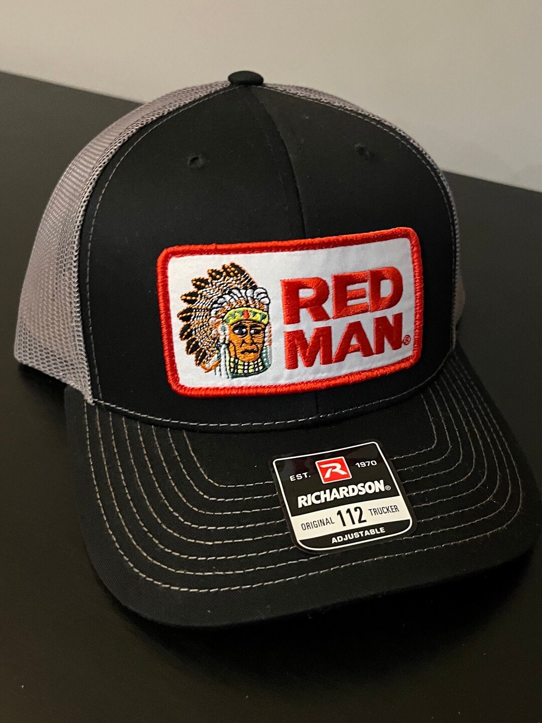 Red Man Chewing Tobacco Trucker Hat Richardson 112 Cap Vintage Style - Etsy
