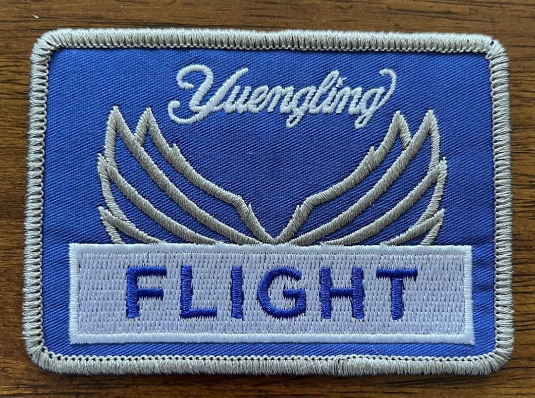Yuengling Flight Lager Beer Vintage Style Retro Iron Sew One Patch Cap ...