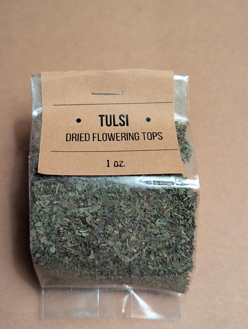 Tulsi - Dried Flowering Tops - Etsy