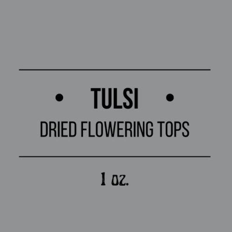 Tulsi - Dried Flowering Tops - Etsy